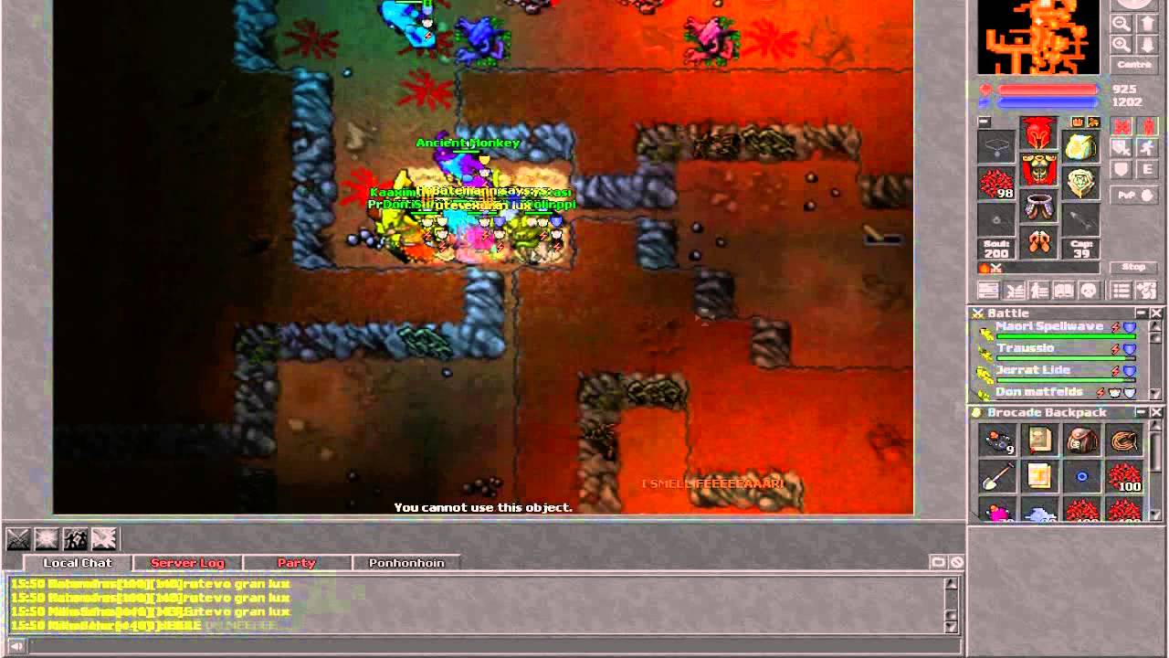 Tibia - Pits of Inferno Quest - Astera HD - YouTube