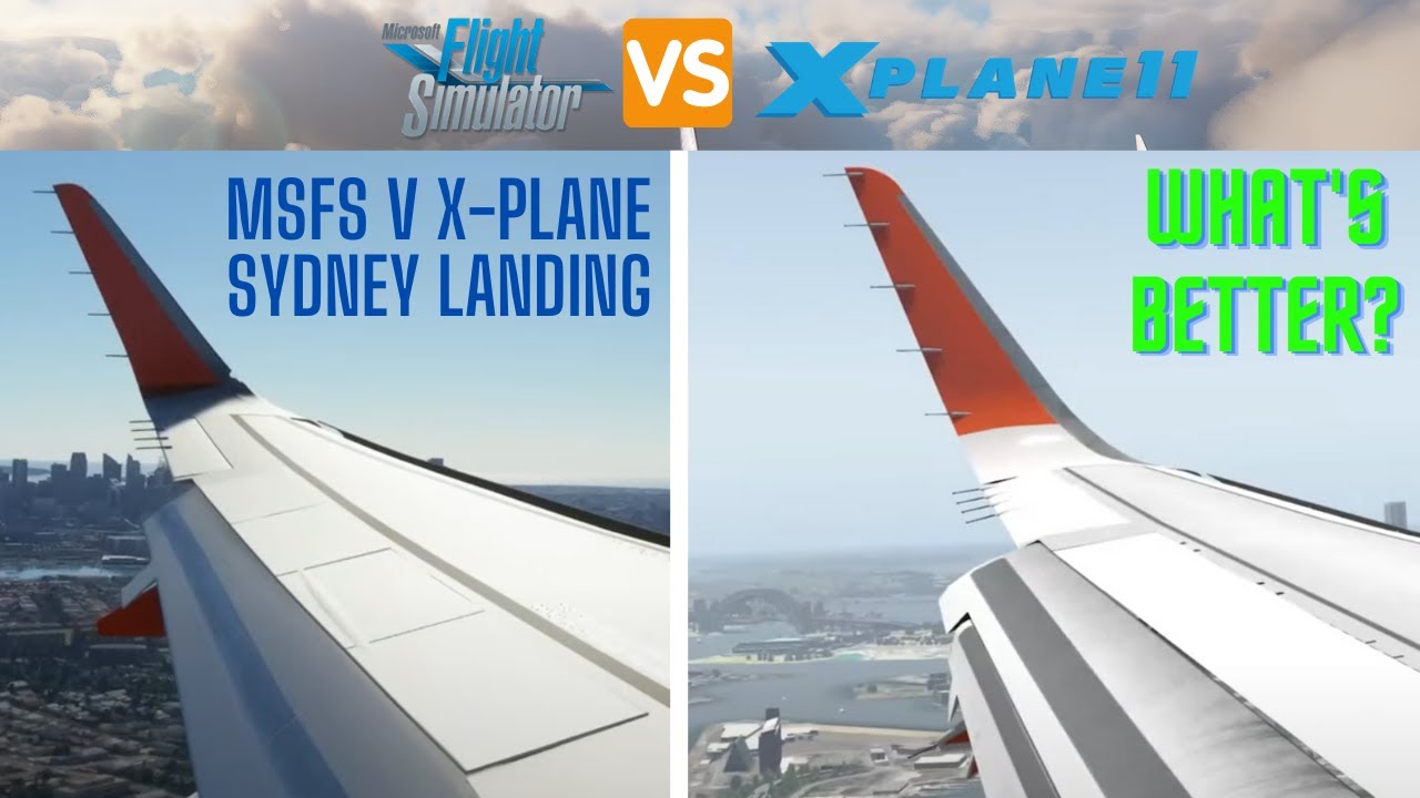 MSFS V X Plane 11 Comparison Sydney Landing ULTRA REALISM Shorts MSFS V X Plane 11 Comparison Sydney Landing ULTRA REALISM Shorts