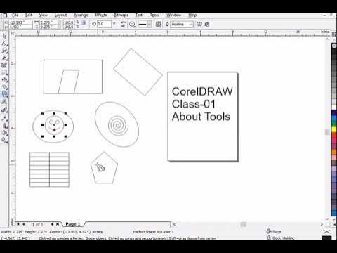 CorelDRAW Free Classes. Class 01 by imran khan sarkani - YouTube