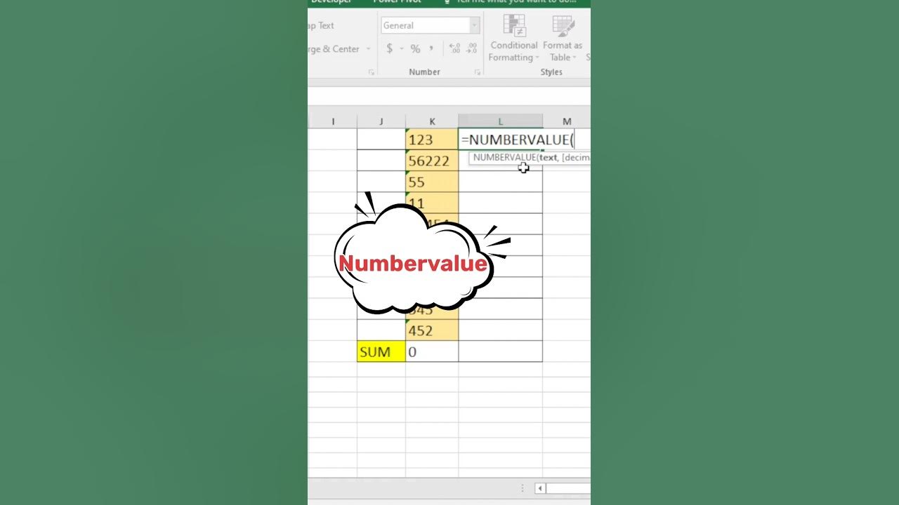 Excel Functions Demystified: Mastering Number Values for Data Precision | Tutoria #excel - YouTube