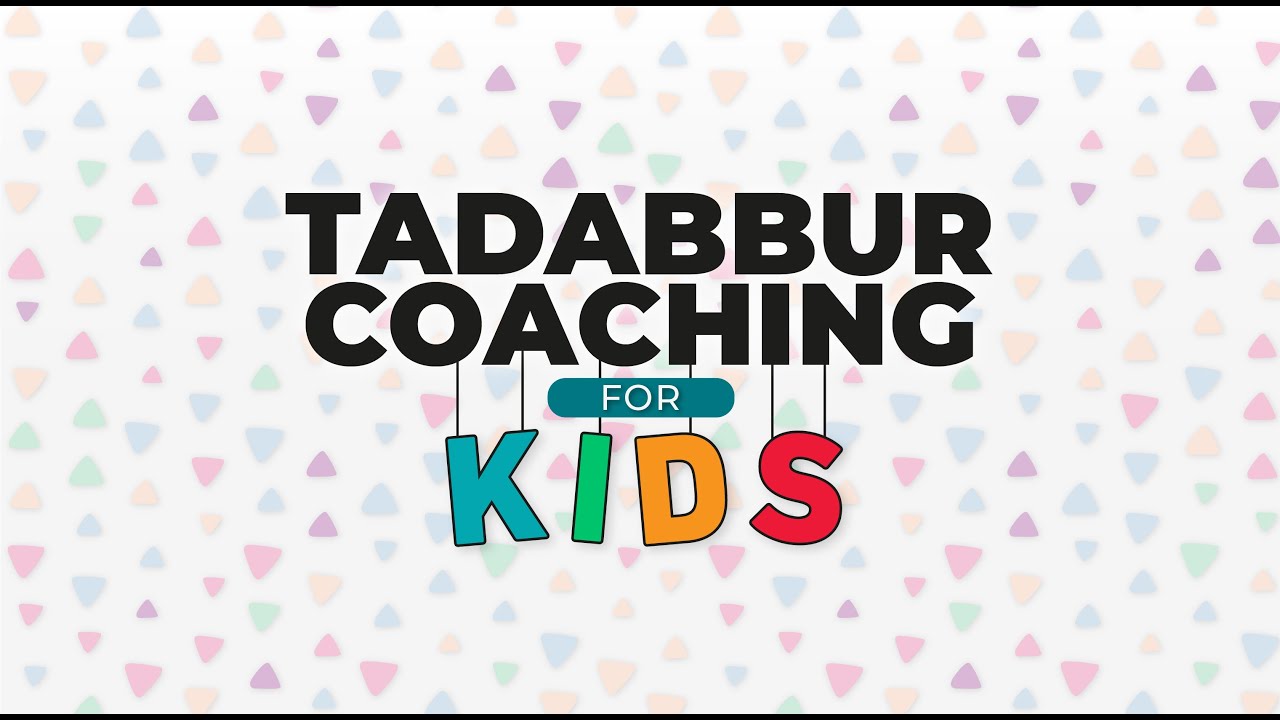 Tadabbur Coaching for Kids - Biasakan Anak dengan al-Quran - YouTube