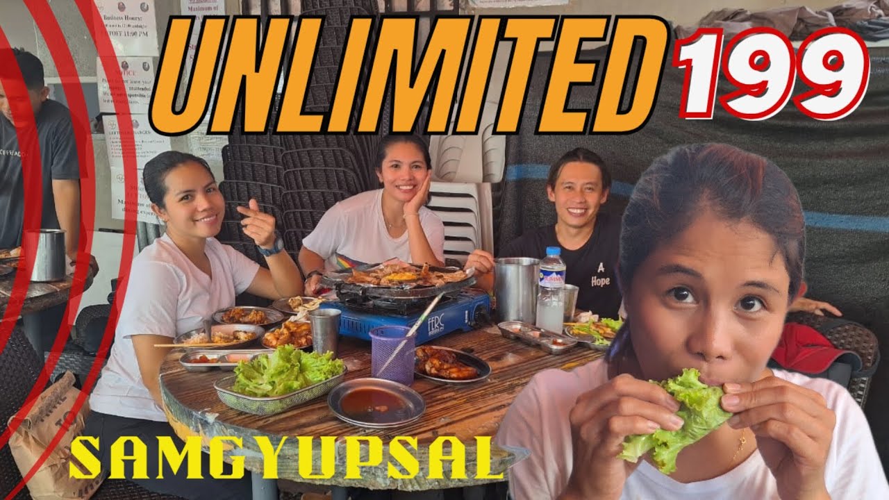 [4K] The Popular Samgyupsal in the Philippines - YouTube