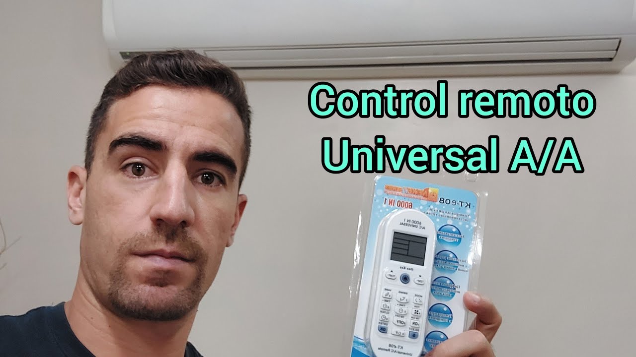 Como configurar un control universal para aire acondicionado - YouTube