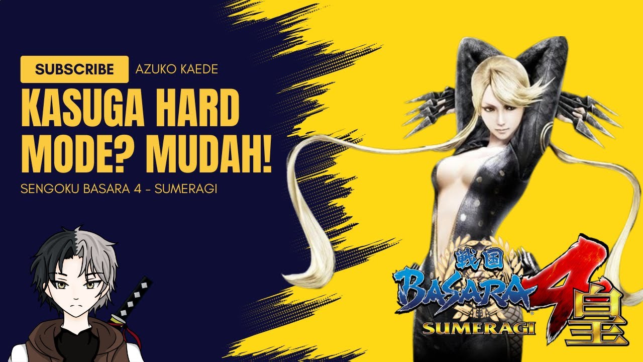 BASARA 4 - SUMERAGI 】CHALLENGE KASUGA HARD MODE - YouTube