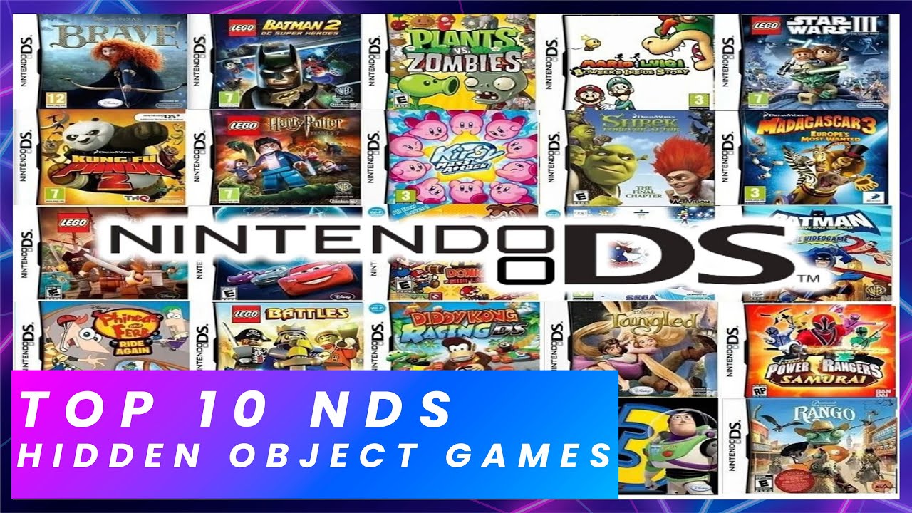 Top 10 NDS Hidden Object Games - YouTube