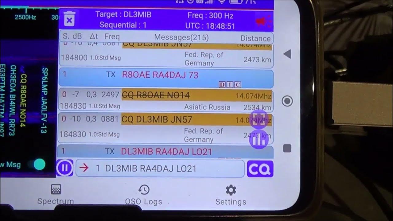 uSDX+SMART+CAT interface=FT8 - YouTube