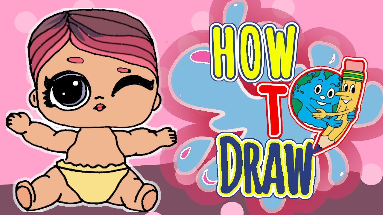 How to Draw a LOL Baby | DrawingwithKIDS | FREE Coloring Page Printable ...