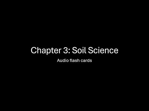 Audio flash cards | Soil Science - YouTube