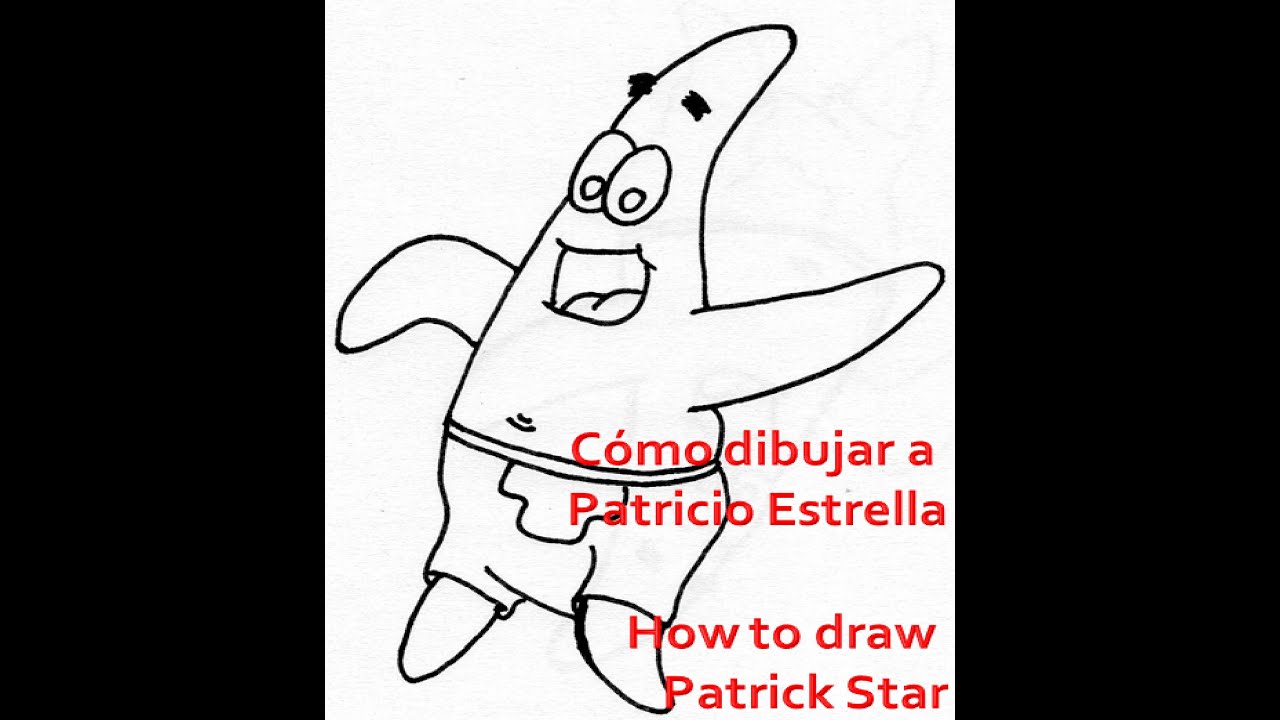 Cómo dibujar a Patricio Estrella - How to draw Patrick Star - YouTube