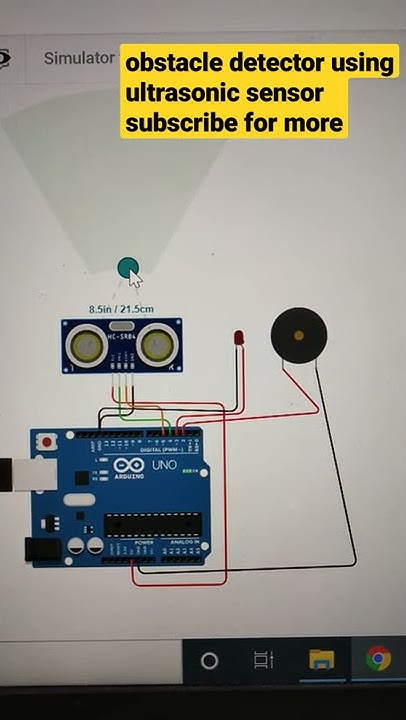 obstacle detector using ultrasonic sensor with Arduino I how to make ...