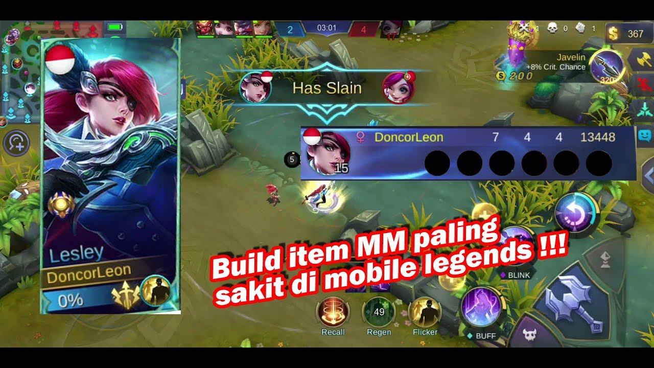 Build item MM paling sakit di mobile legends - MOBILE LEGENDS - YouTube