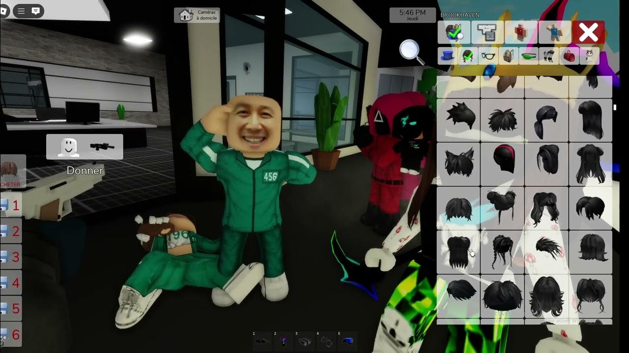 nouvelle vidéo squid game sur roblox brookhaven RP - YouTube