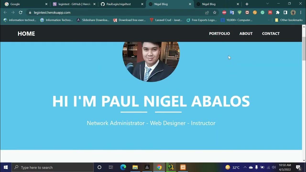 How to deploy website using heroku and github - YouTube