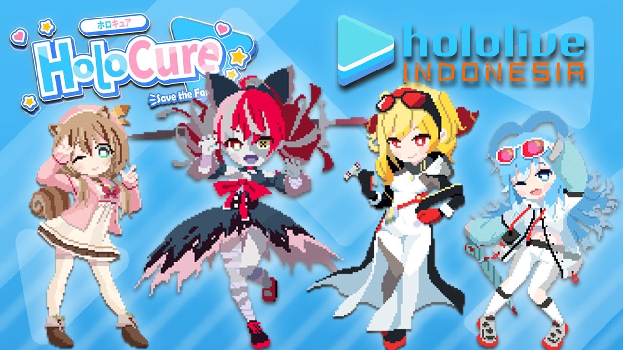 HoloID time! (Risu, Ollie, Kaela and Kobo run) Dumb VTuber plays Holocure #10 - YouTube