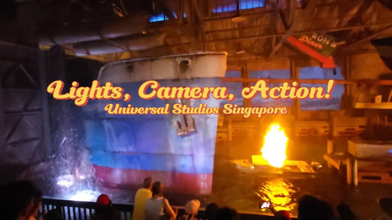 Universal Studios Singapore - Lights, Camera, Action! - Show - YouTube