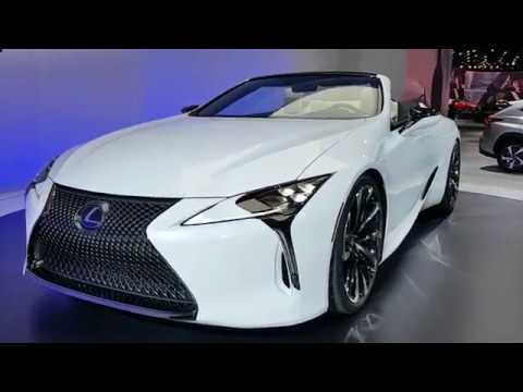 Lexus LC Convertible Concept at the 2019 Detroit Auto Show - YouTube