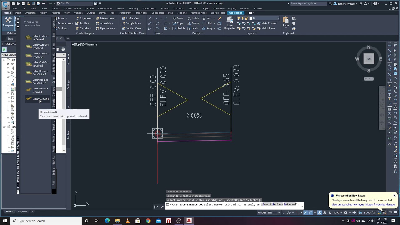 How To Create Corridor Surface For Storm Water Inlet & Pipe Design in ...