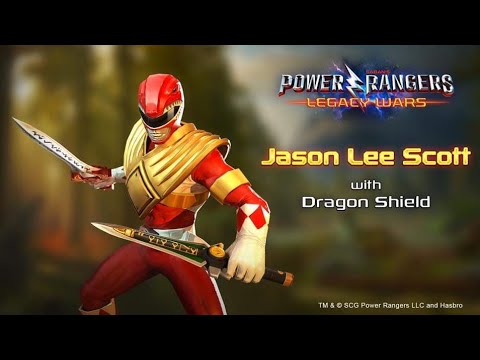 Power Rangers Legacy Wars - Mighty Morphin Red Ranger Jason with Dragon ...