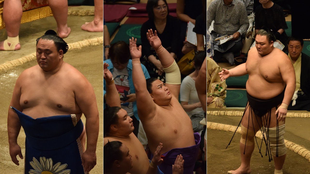 Yoshinofuji, Shodai, Hiradoumi, Asanoyama training reports; Onosato's ...