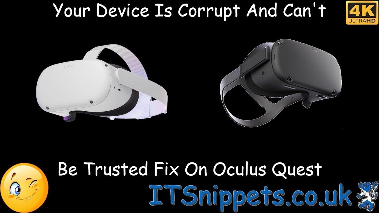 Your Device Is Corrupt And Can't Be Trusted On Oculus Fix (@youtube ...
