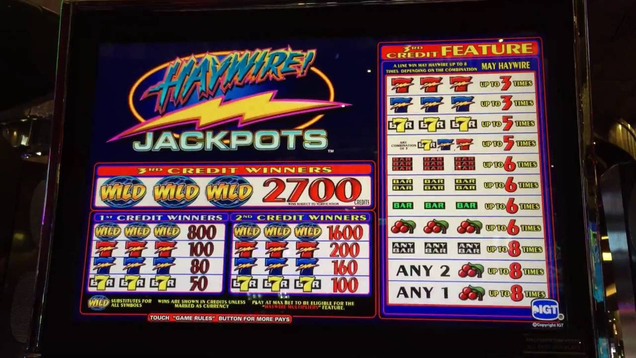 IGT Haywire Multipliers Slot: Haywire Feature - YouTube