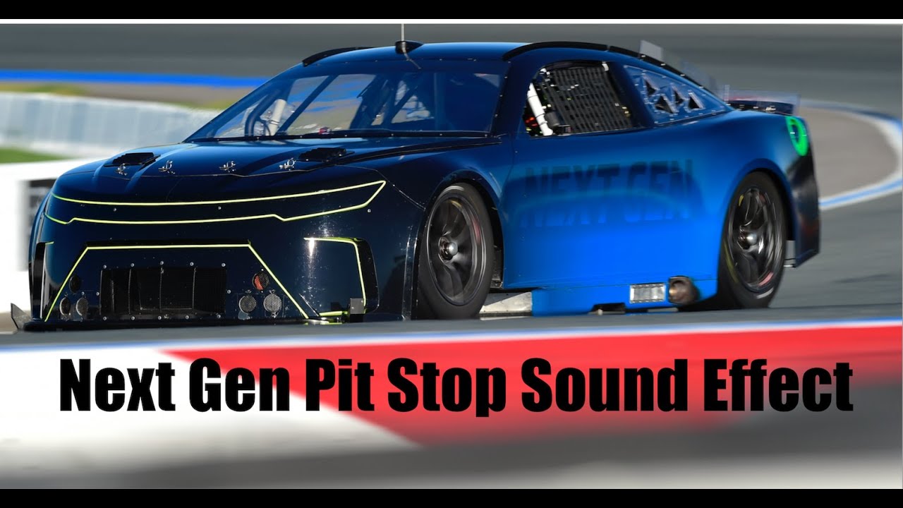 Nascar Next Gen Pit Stop Sound Effect Single Lug Nut Air Wrench - YouTube