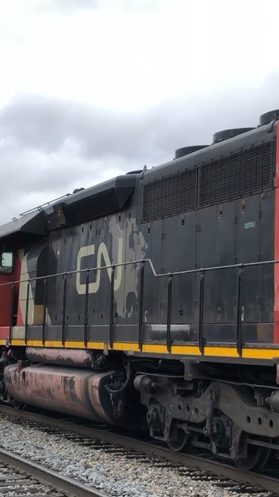 Cn 5378 sd40-2 on CN L515 11/21/23 - YouTube