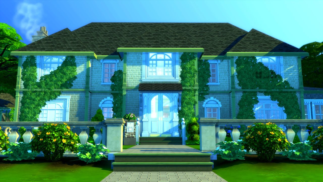 Building An "Old Money" Aesthetic Mansion | Speed-build | The Sims 4 ...