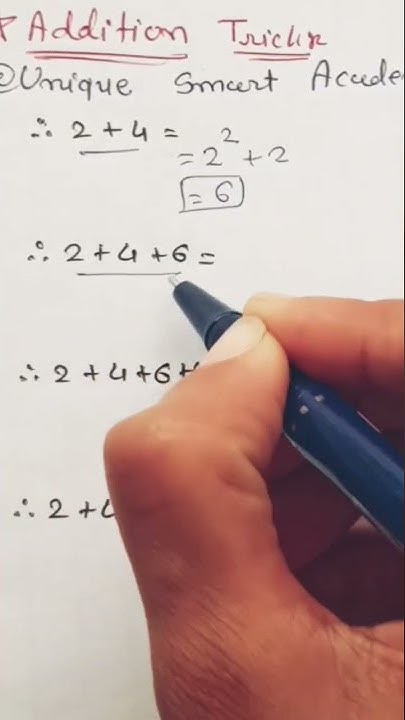 Addition trick | math short cuts | math smart tricks #mathstrick #mathshorts #mathtricks - YouTube