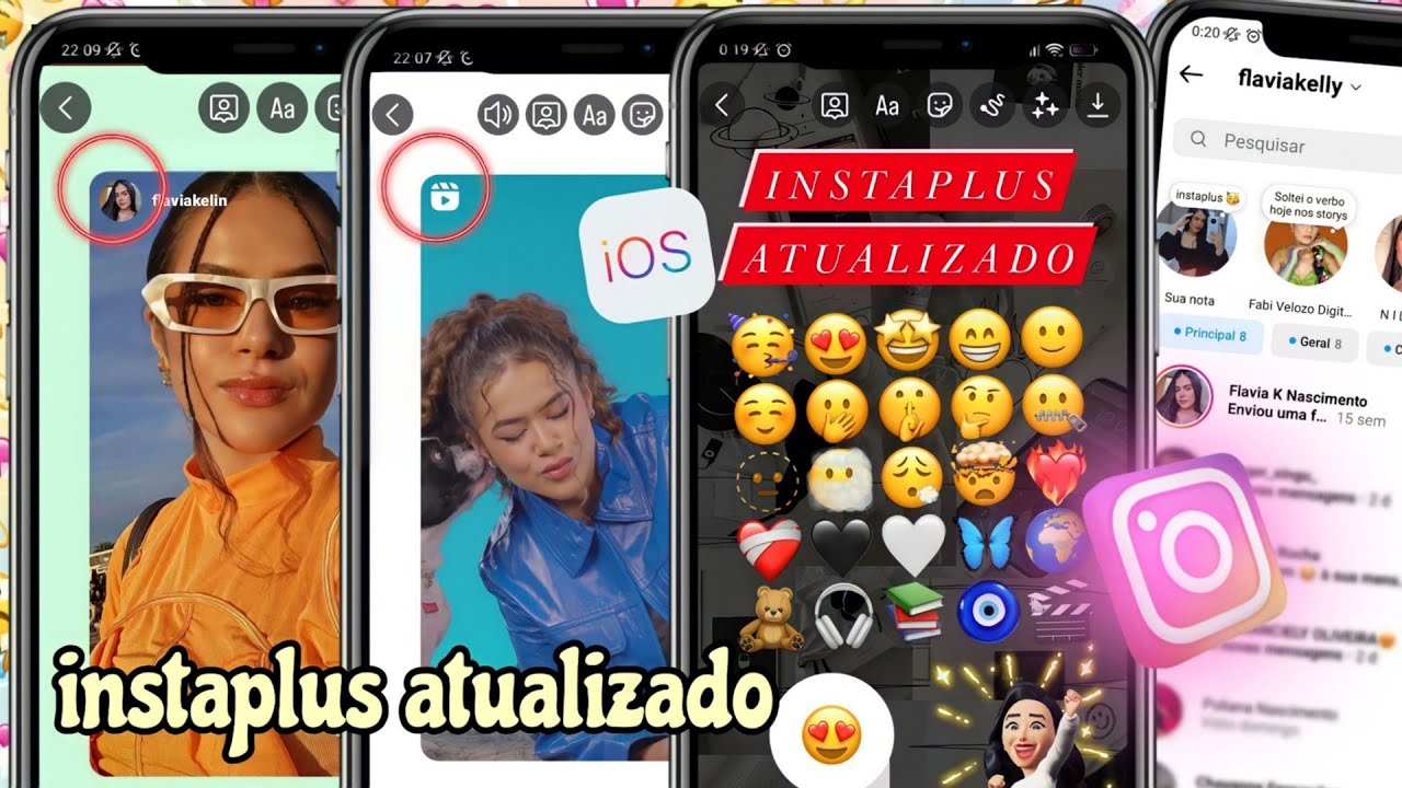 CHEGOU 🥳 INSTAPLUS ios V4 *instagram estilo iphone com bordas ...