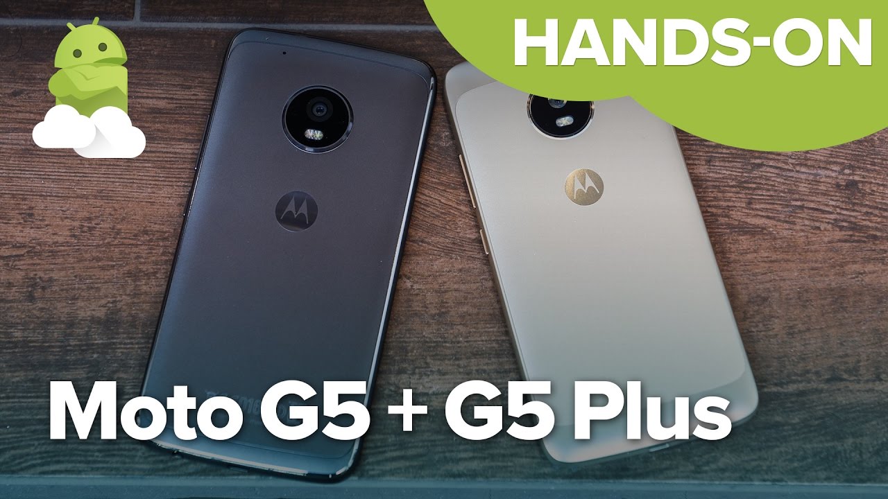Moto G5 + Moto G5 Plus Hands-on from MWC 2017! - YouTube