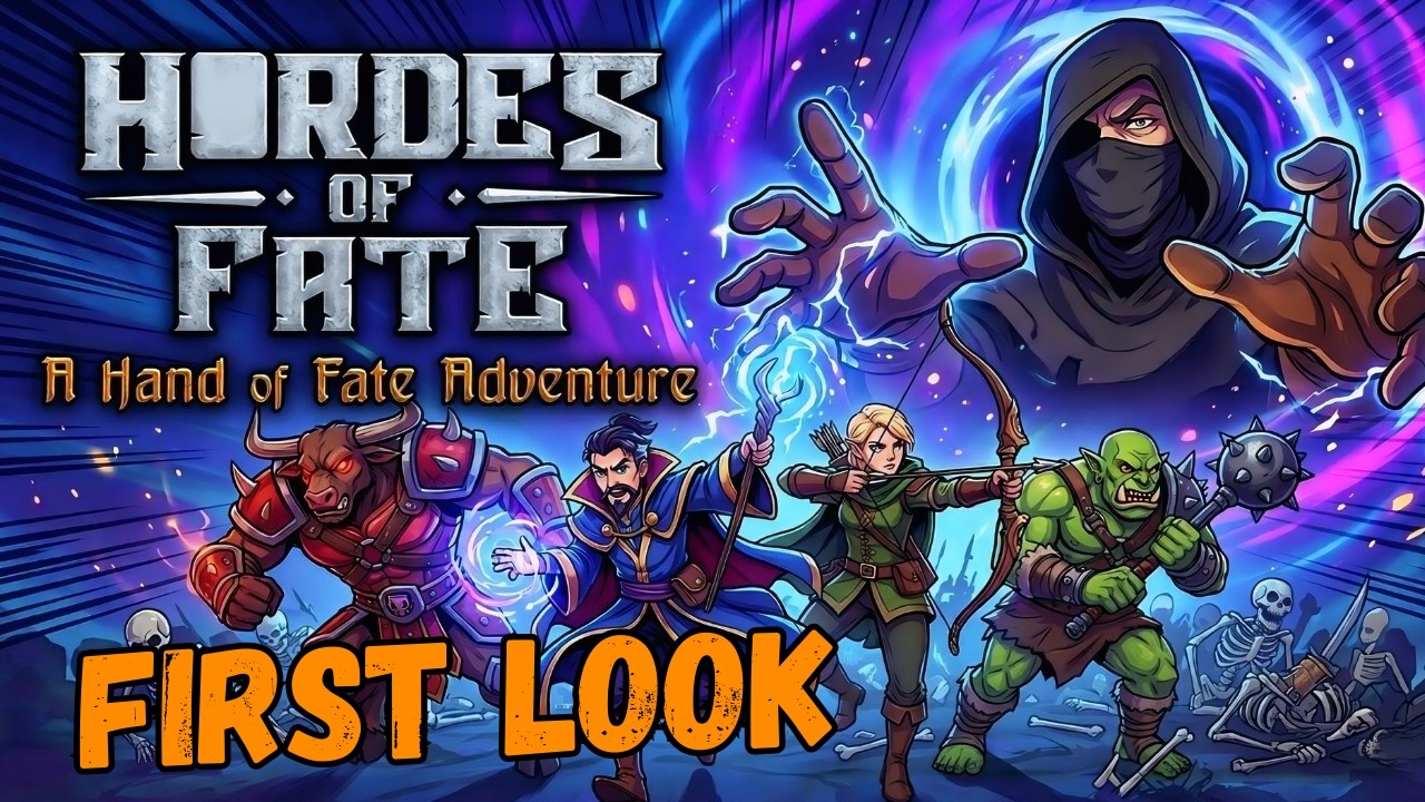 Hordes of Fate Gameplay - Roguelite Deckbuilder Auto-Shooter Preview ...
