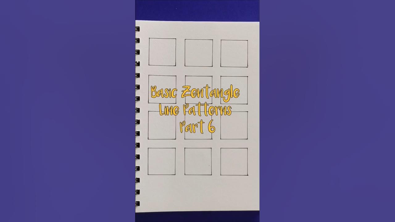 For absolute beginners Part 6 #zentanglepatterns #zentangle #doozarts # ...