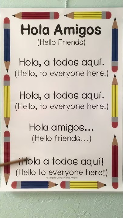 Hola Amigos - Back to School Spanish- FIND ME ♥Hola Amigos♥ on ♥TPT ...