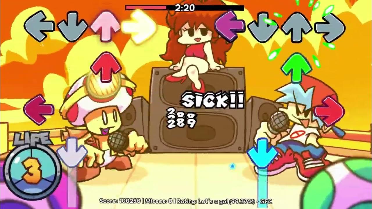 Super Funkin' Galaxy (DEMO V2) - Toad Brigade (Erect) | FNF Mod Showcase - YouTube