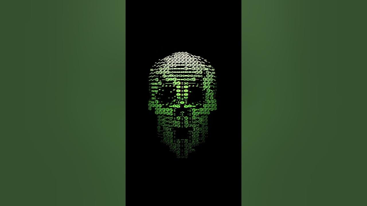 3D Ascii Skull - YouTube