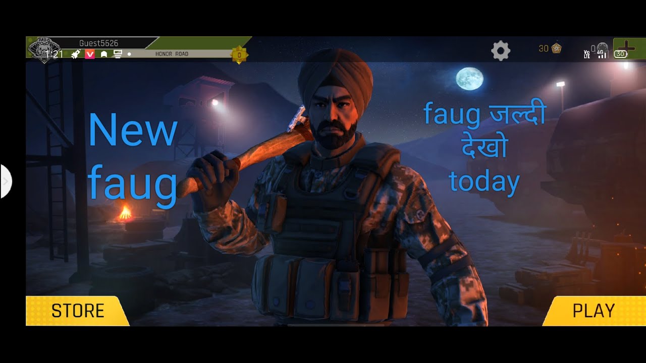 Fauji game pahli bar fauji online game play - YouTube