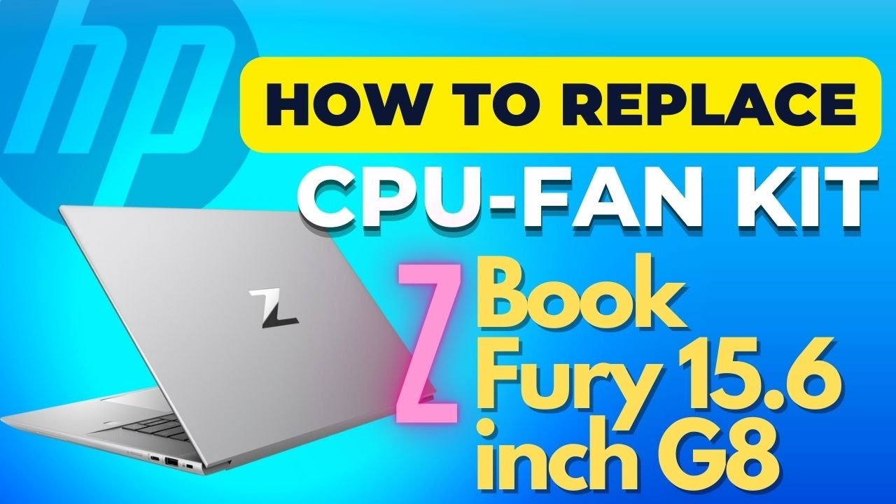 How to Replace CPU Fan Assy hp ZBook fury. - YouTube