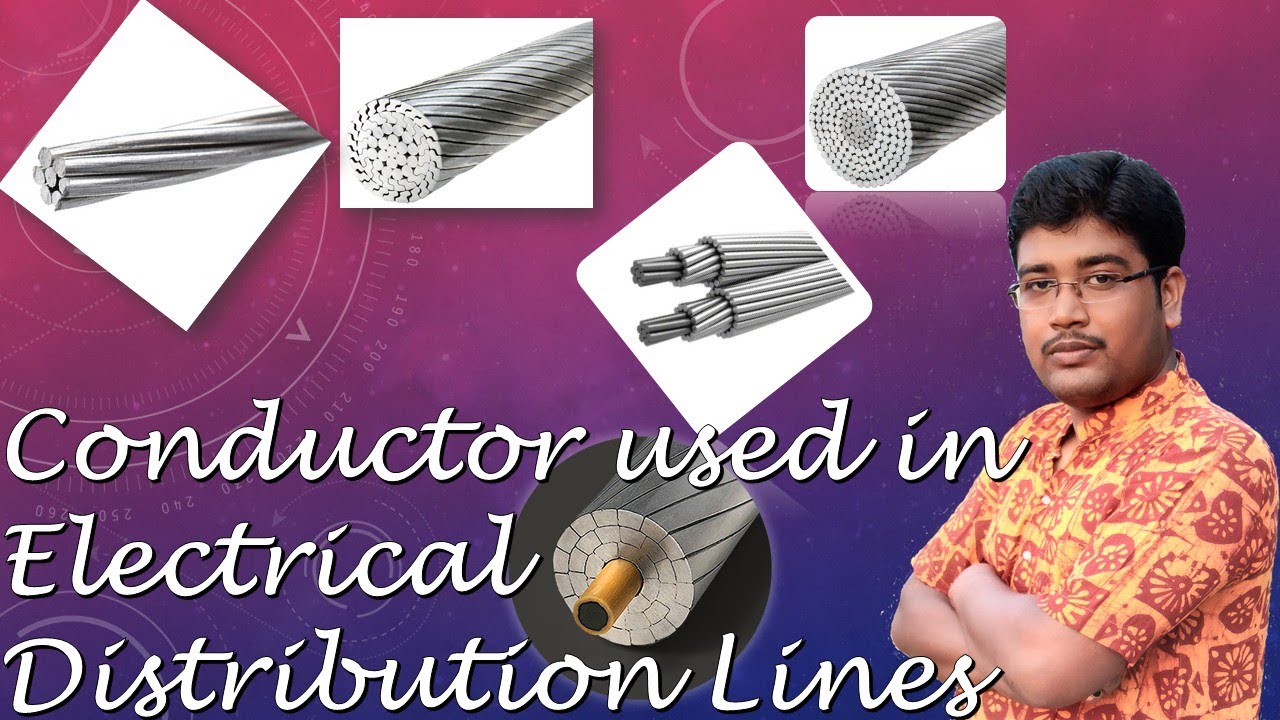 Conductor used in Distribution lines - YouTube