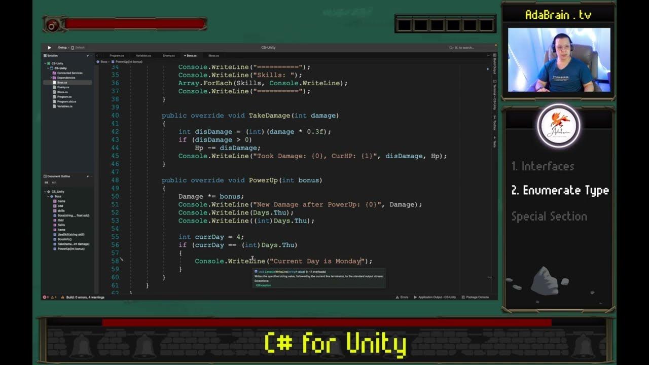[EP.10 Pt.5] C# for Unity: Interfaces และ Enumerate Type มาทำความรู้จัก ...