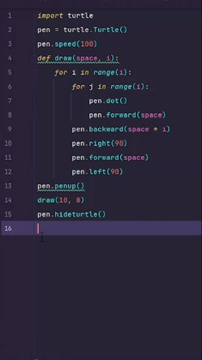 Dot drawing #python #programming #tutorial #logo #graphicdesign #drawing #viral #shorts - YouTube