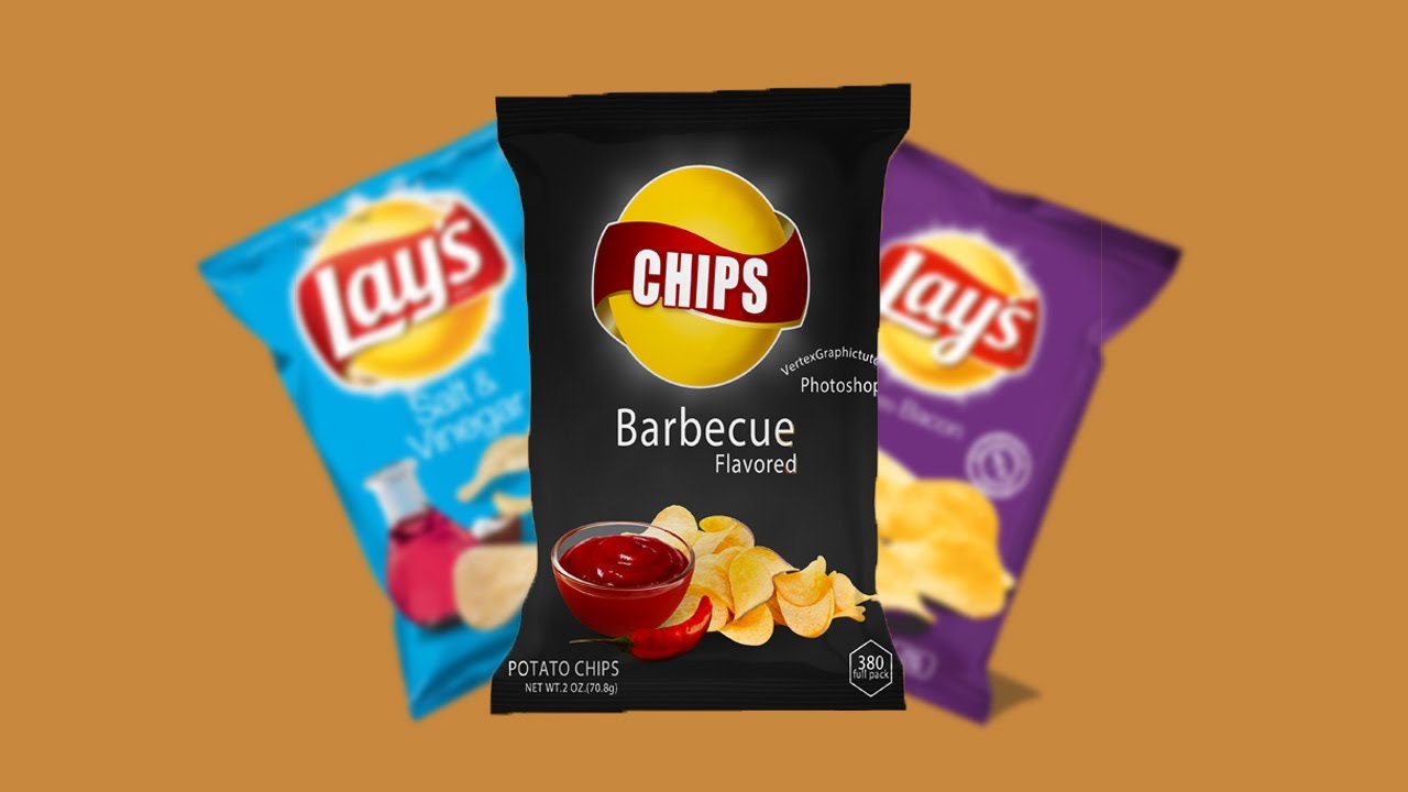 Lays Packing Design in Adobe Photoshop - Product Label Design - Vertex ...