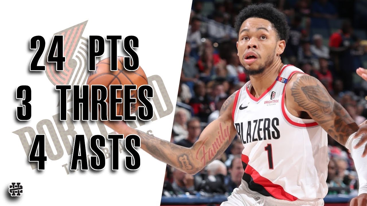 Anfernee Simons 24 pts 3 threes 4 asts vs Pelicans 24/25 season - YouTube