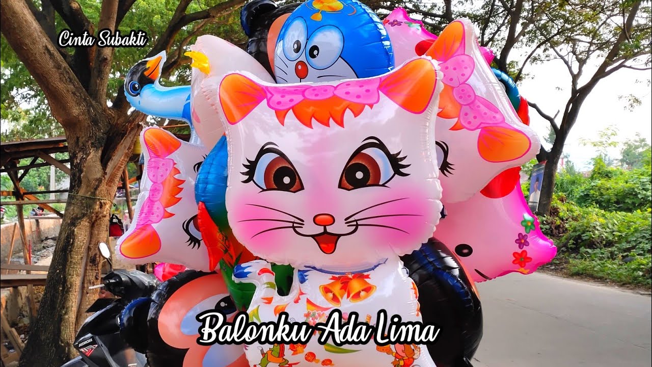 Balita Lucu Beli Balon Karakter ~ Balonku Ada Lima Lagu Terpopuler ...