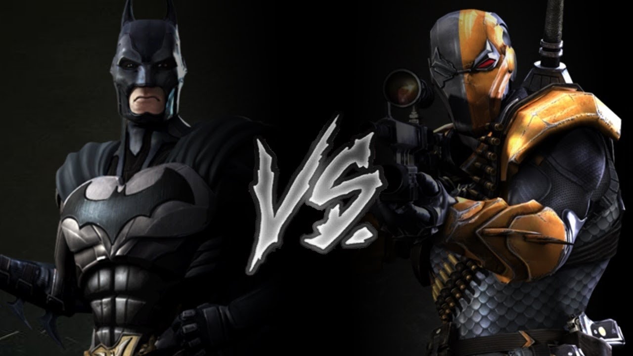 Batman Vs Deathstroke Injustice