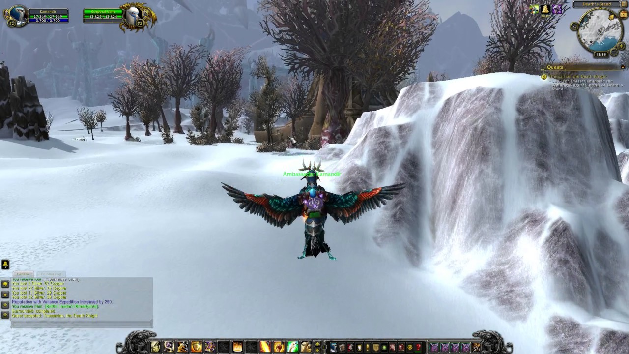 WoW quest #4194 Thassarian, the Death Knight - YouTube