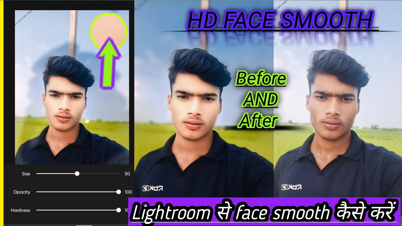 Lightroom Se Face Smooth 1 CLICK Me || HD FACE SMOOTH 🥰🥰🥰.. - YouTube