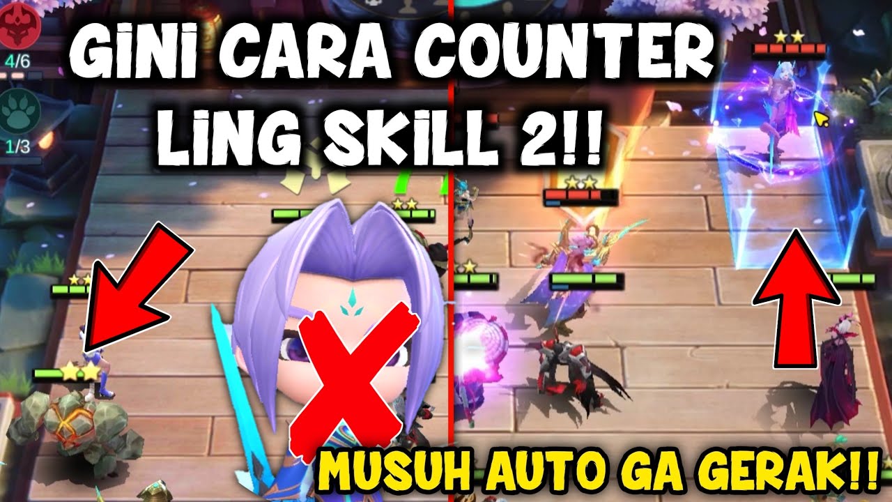 CARA COUNTER LING SKILL 2 LANCELOT!! WAJIB COBA MUSUH AUTO DIEM!! MAGIC ...