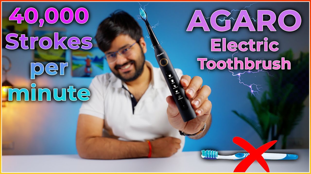 I Ditched My OLD Toothbrush for THIS! AGARO Cosmic Plus Review + Demo🦷💥 ...