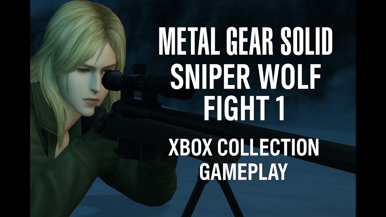 Metal Gear Solid | Sniper Wolf Fight 1 | Xbox Collection Gameplay - YouTube